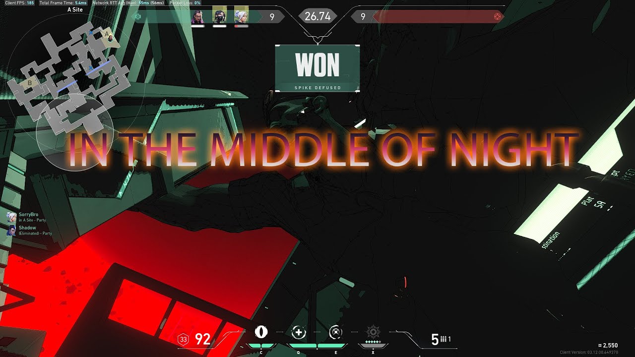 IN THE MIDDLE OF NIGHT 🌙 (VALORANT MONTAGE) 1440 HD - YouTube