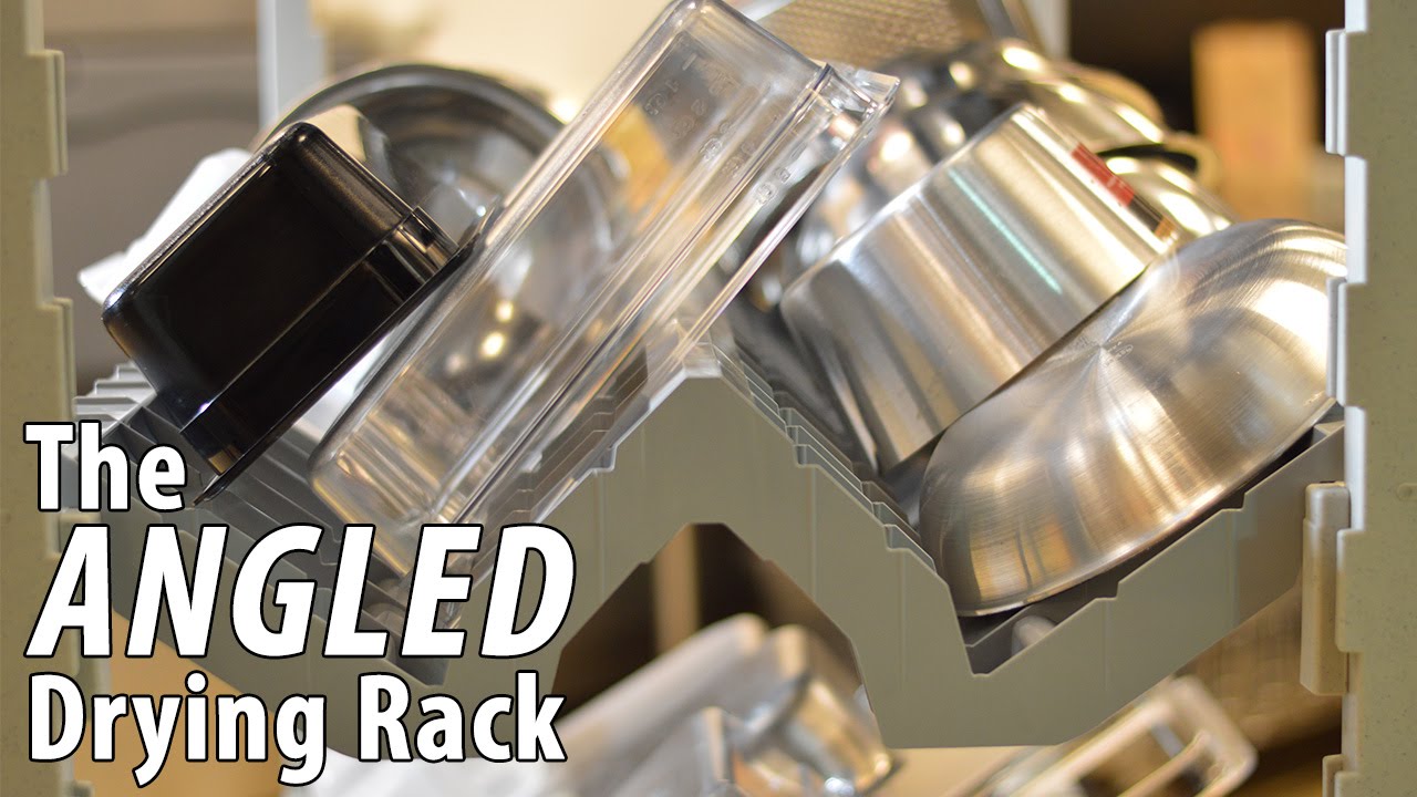 Angled Drying Rack - YouTube