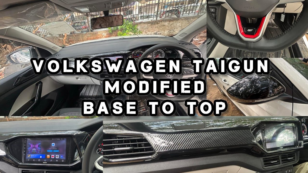💥NEW TAIGUN MODIFIED VOLKSWAGEN TAIGUN BASE MODEL.||Don't Miss the End ...