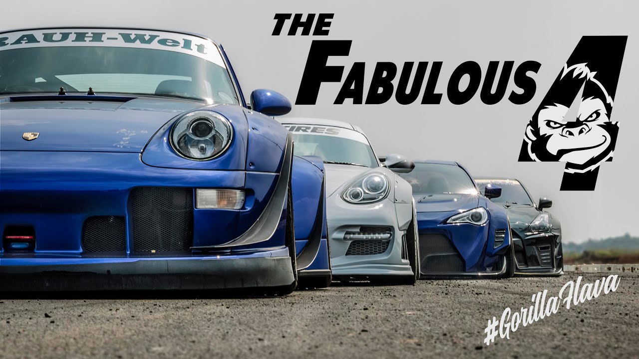 Fabulous 4 | KARMA 86, RWB Tsubaki, Pandem Porsche Cayman, Aimgain GTR ...