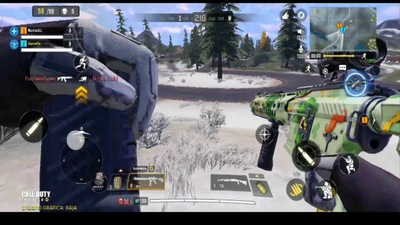 Jugando en 1ra persona Call of Duty: Mobile - YouTube