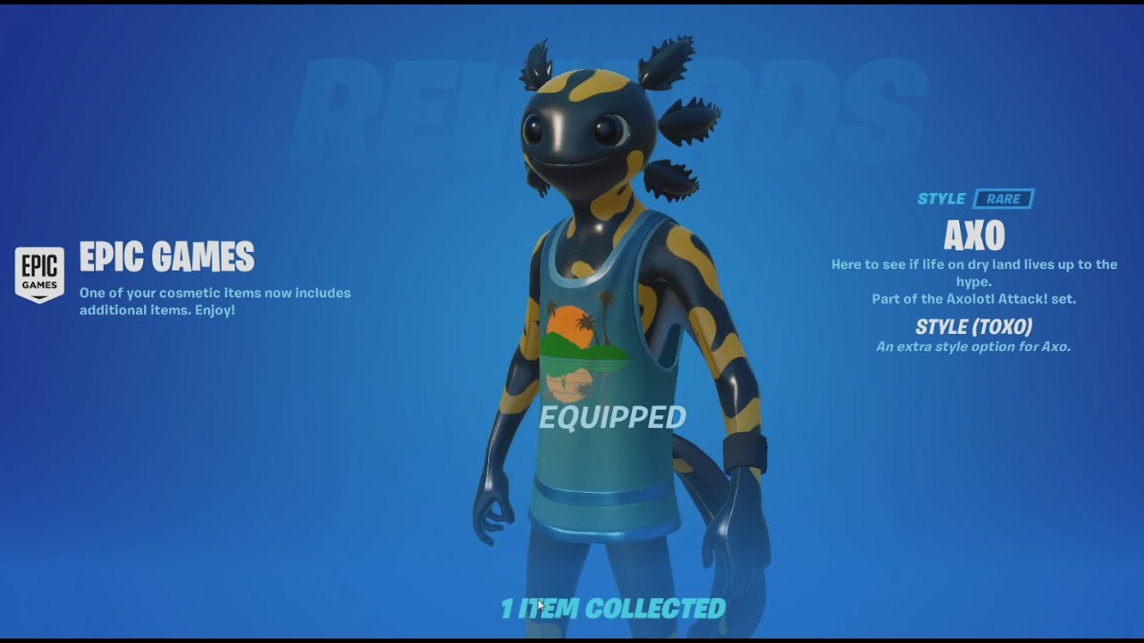 NEW AXO TOXO Edit Sytle Showcase in Fortnite - YouTube