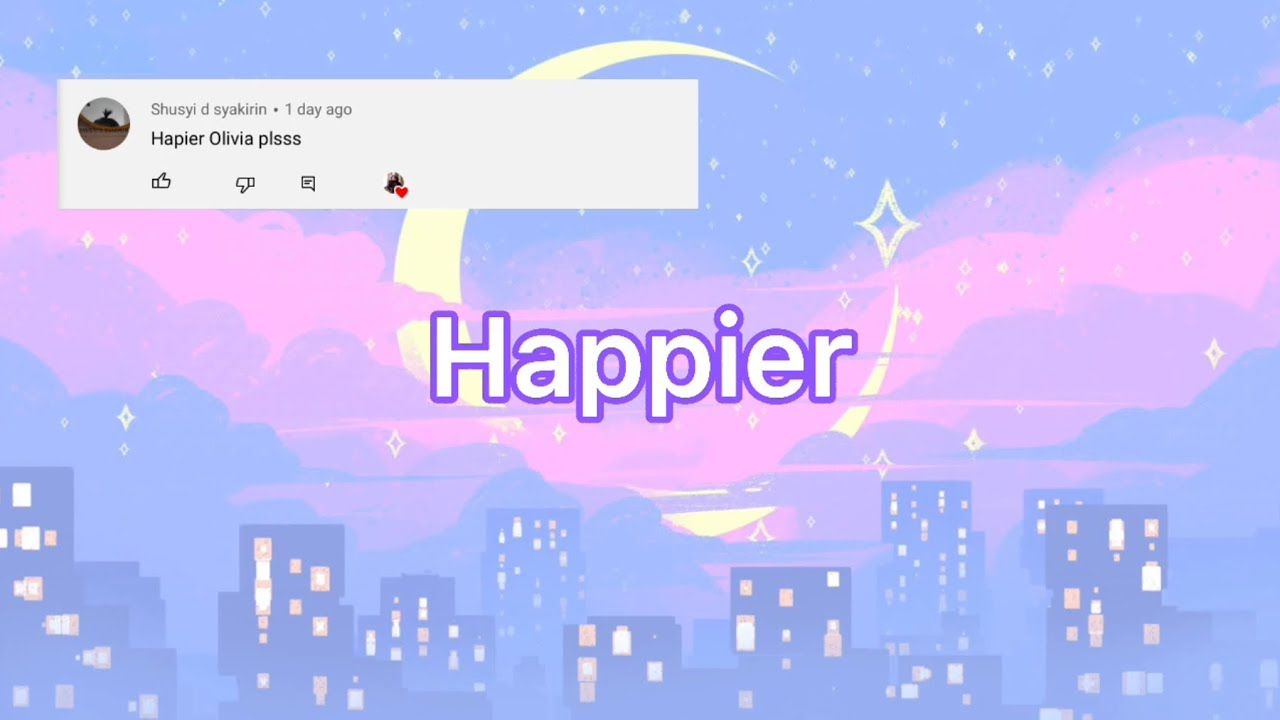 Happier- Olivia Rodrigo (cover) - YouTube