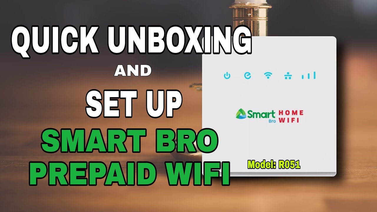 Smart Bro Prepaid Wifi Quick Unboxing & Set Up | Quick Look On White ...