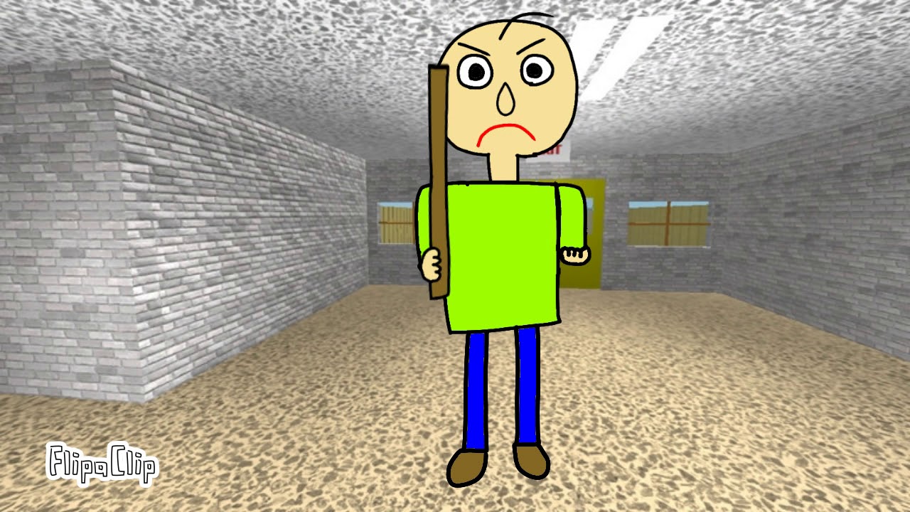 Baldi Slapping His Ruler - YouTube