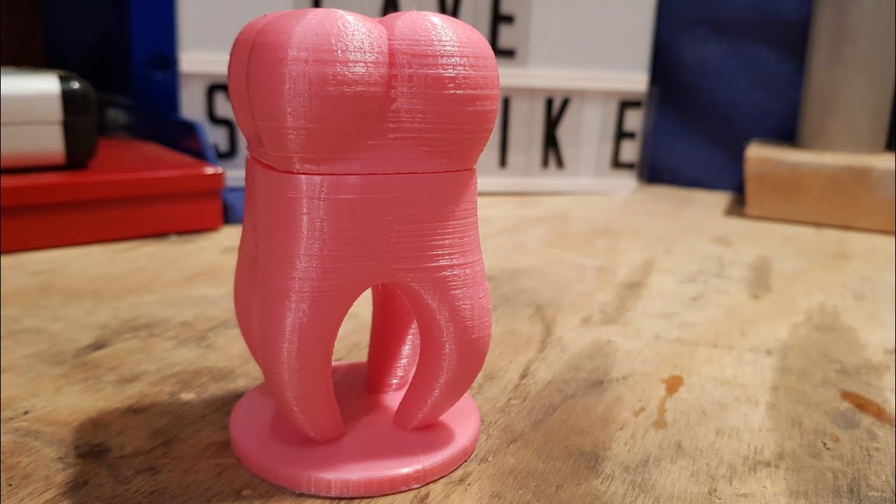 3D PRINTED TOOTHFAIRY GIANT TOOTH SHAPED BOX, CREALITY CR10 S ANY SIZE ...
