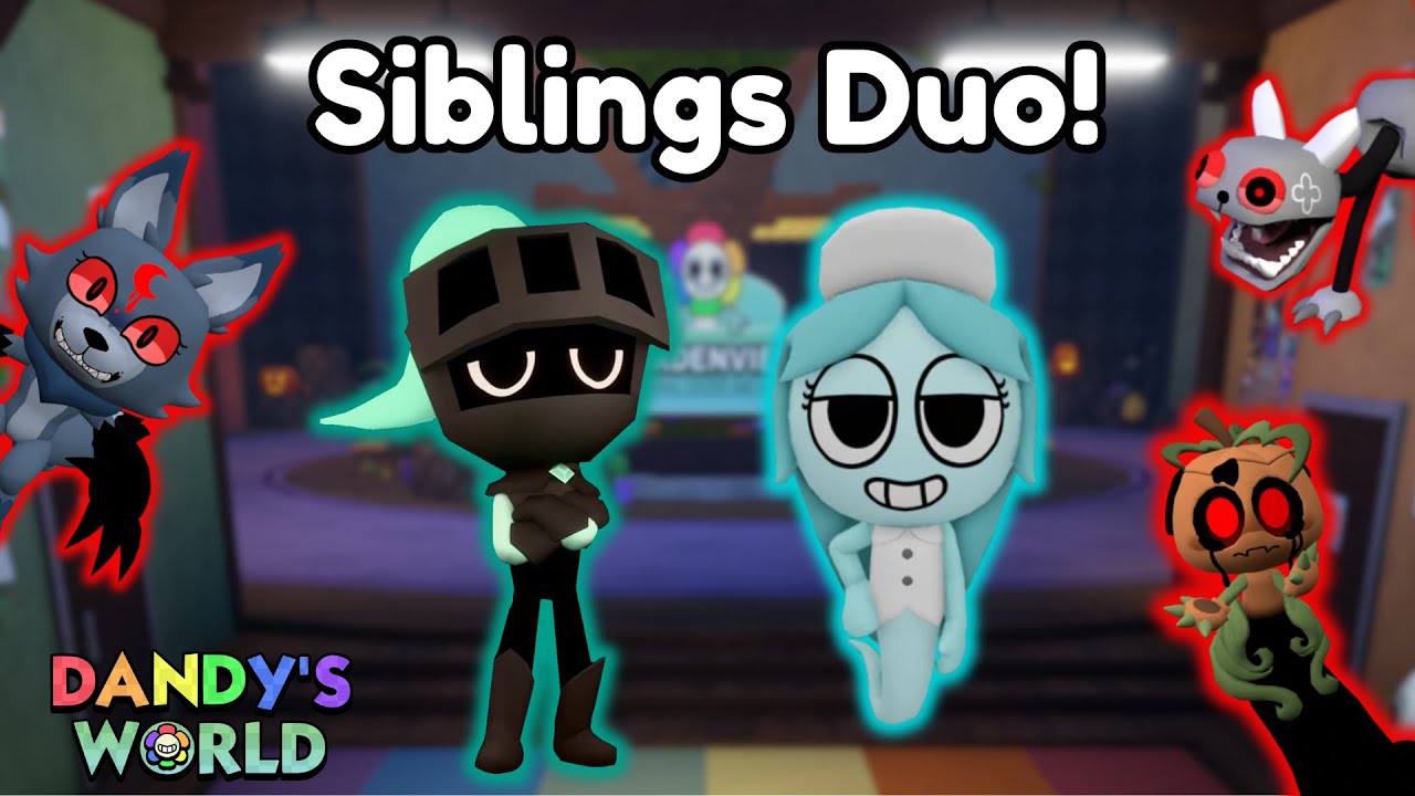 Siblings Duo Run - Soulvester and Connie (Dandy's World) - YouTube