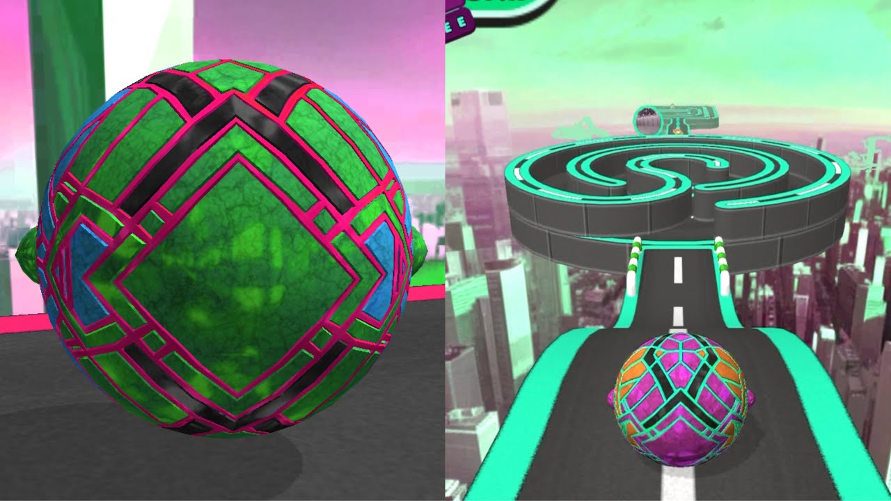 Going Balls Vs Reverse Balls Speedrun Walkthrough Gameplay - YouTube