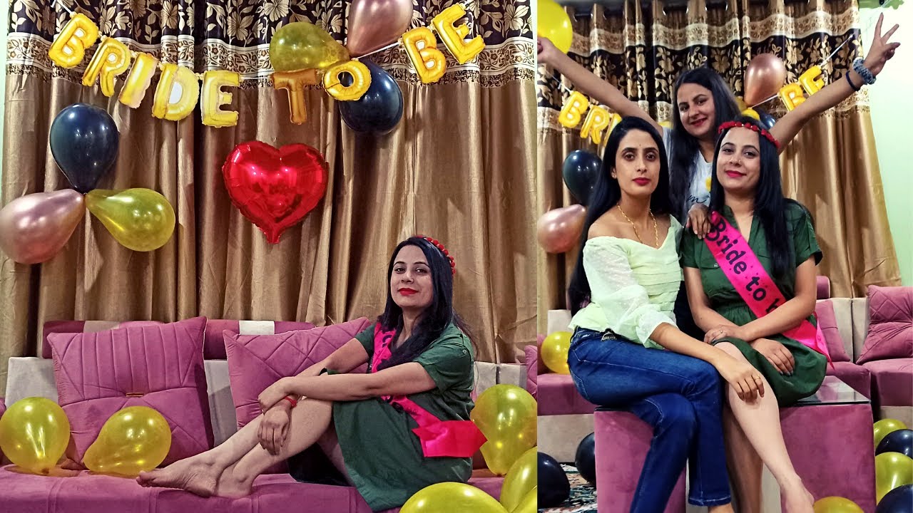 Bride To Be Surprise Party | Sister's BACHELORETTE PARTY Vlogs |Bride ...