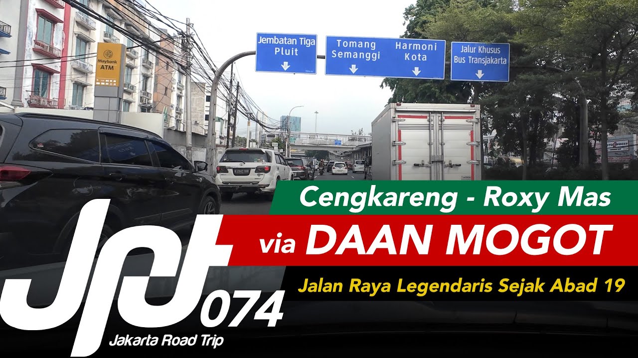 Senin Siang Melintasi Jalan Daan Mogot Penghubung Jakarta - Tangerang ...