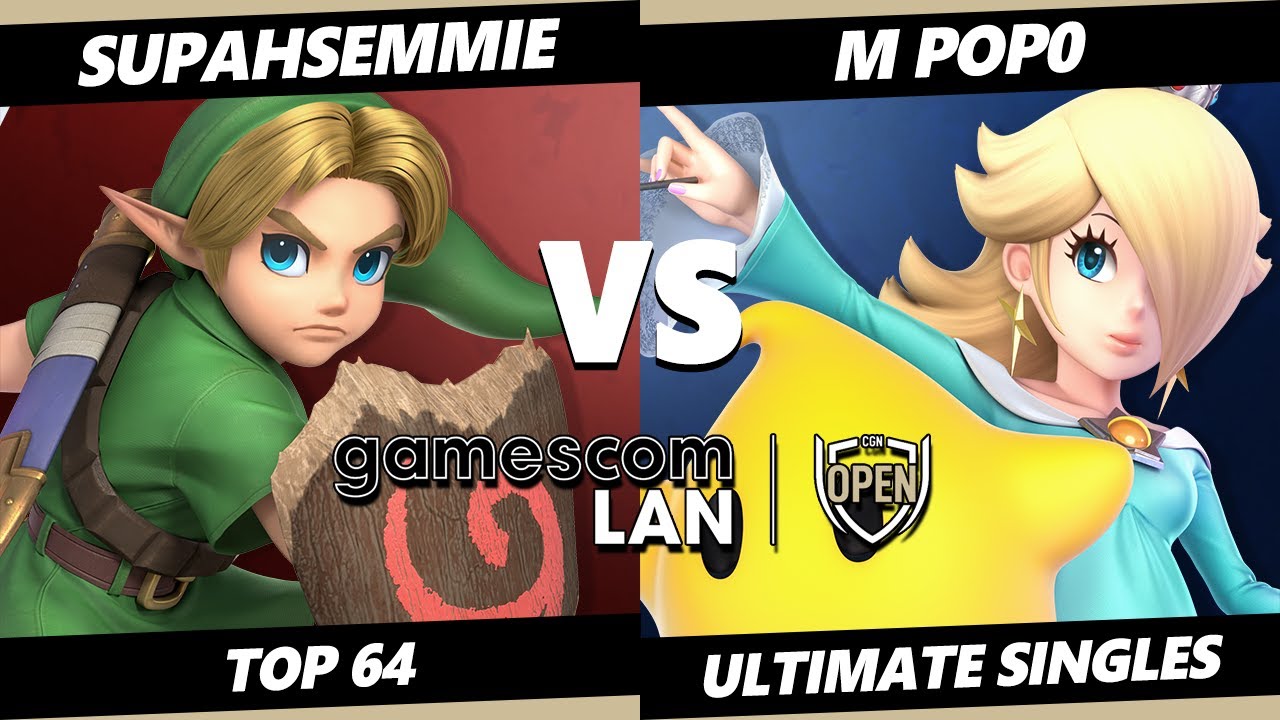 gamescom - Supahsemmie (Young Link) Vs. M.Pop0 (Rosalina & Luma) Smash ...