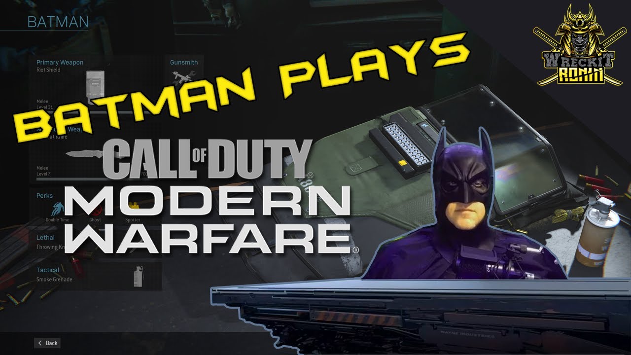 Batman Plays: Call of Duty Modern Warfare - YouTube