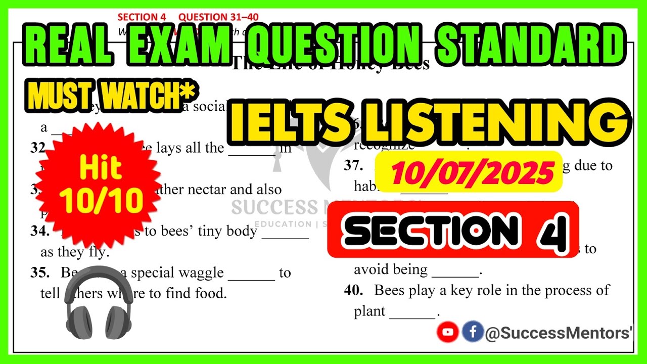 IELTS Listening Section 4 Practice 🌟 Answer & Audio Script | Improve ...