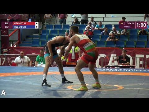 1/4 FS - 54 kg: M. MEHMED (BUL) df. N. MEGERLE (GER) by VPO, 6-0