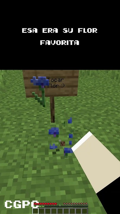 ESA ERA SU FLOR FAVORITA | MINECRAFT #shorts #minecraft - YouTube