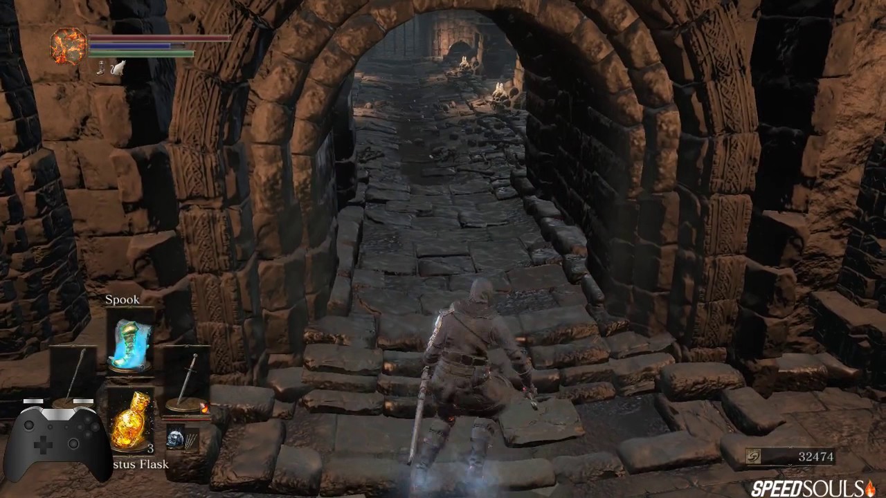 Robust Boneshard Skelly no buff strat - Dark Souls III - YouTube