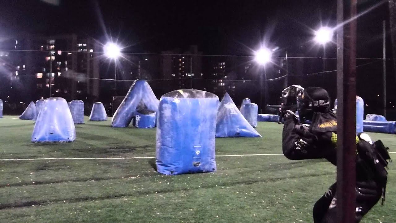Night Training @ School Of Paintball - YouTube