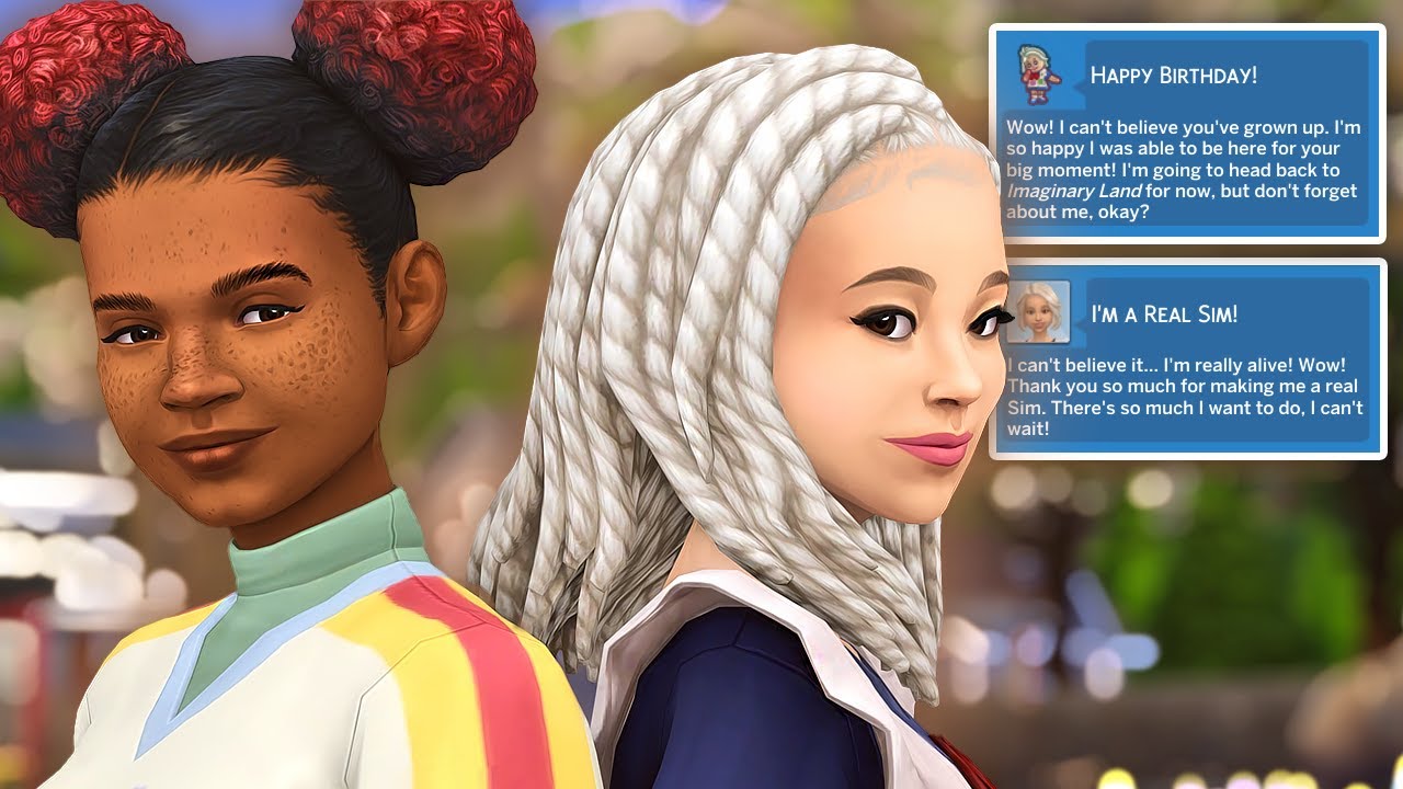 Imaginary friend grows up! The Sims 4 Adventure Awaits ⛺ - YouTube