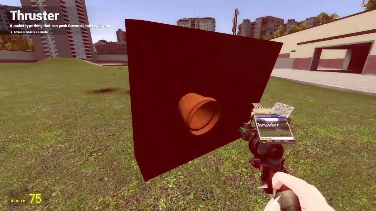 How to use thrusters in Garry's Mod! - YouTube