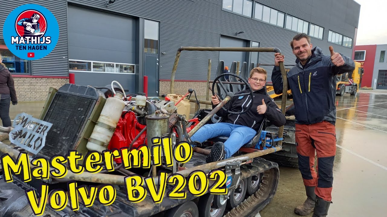 Meet & Greet Mastermilo met de Volvo BV202 bij HBM Machines - YouTube