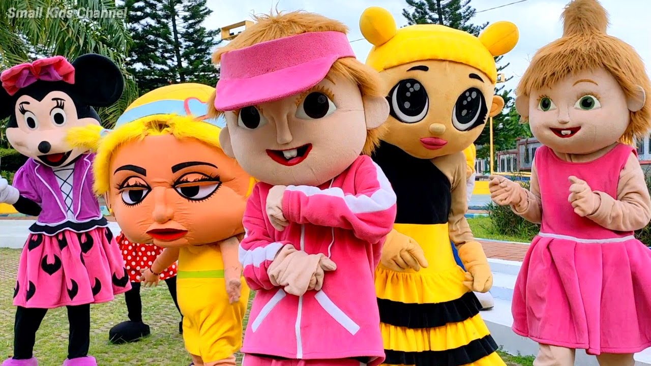Badut Mascot Lucu Badut Mampang Boneka Mampang LoL Masha Mickey Mouse ...