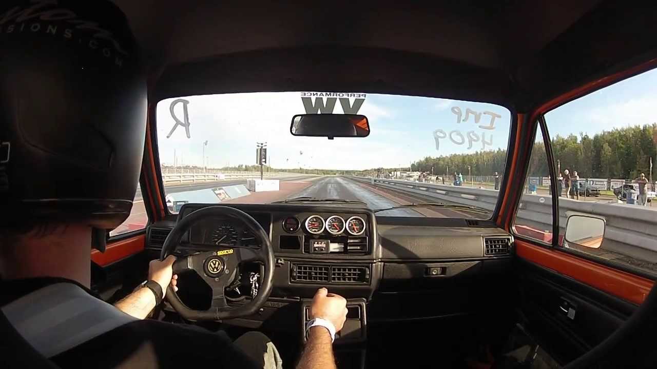 MKI Rabbit 16V Turbo Lugtronic ride along. - YouTube