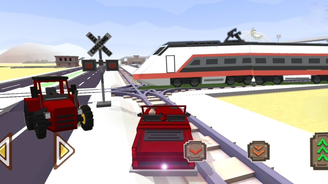 Unlock and take a ride on the new train - Blocky Farming and Racing ...