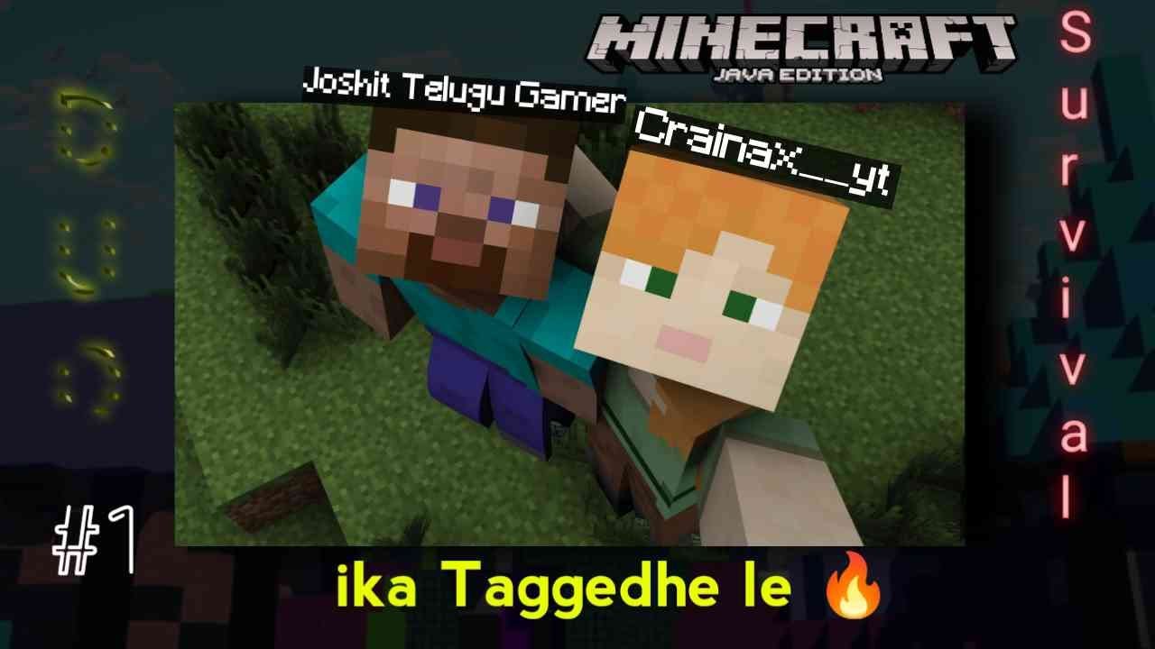 DUO SURVIVIVAL || MINECRAFT || JOSHIT TELUGU GAMER #cricket #cosmicboy ...