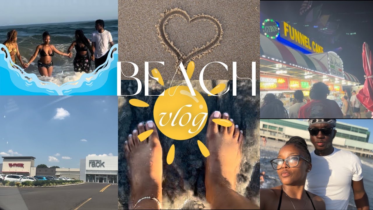 Summer Vlog: Beach Day🏖️| GRWM| Day in my life | family and Friends ️ ...