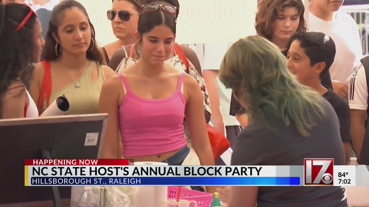 NC State holds annual block party - YouTube