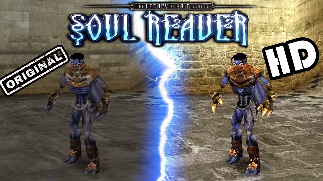 Soul Reaver HD comparison with the original - YouTube