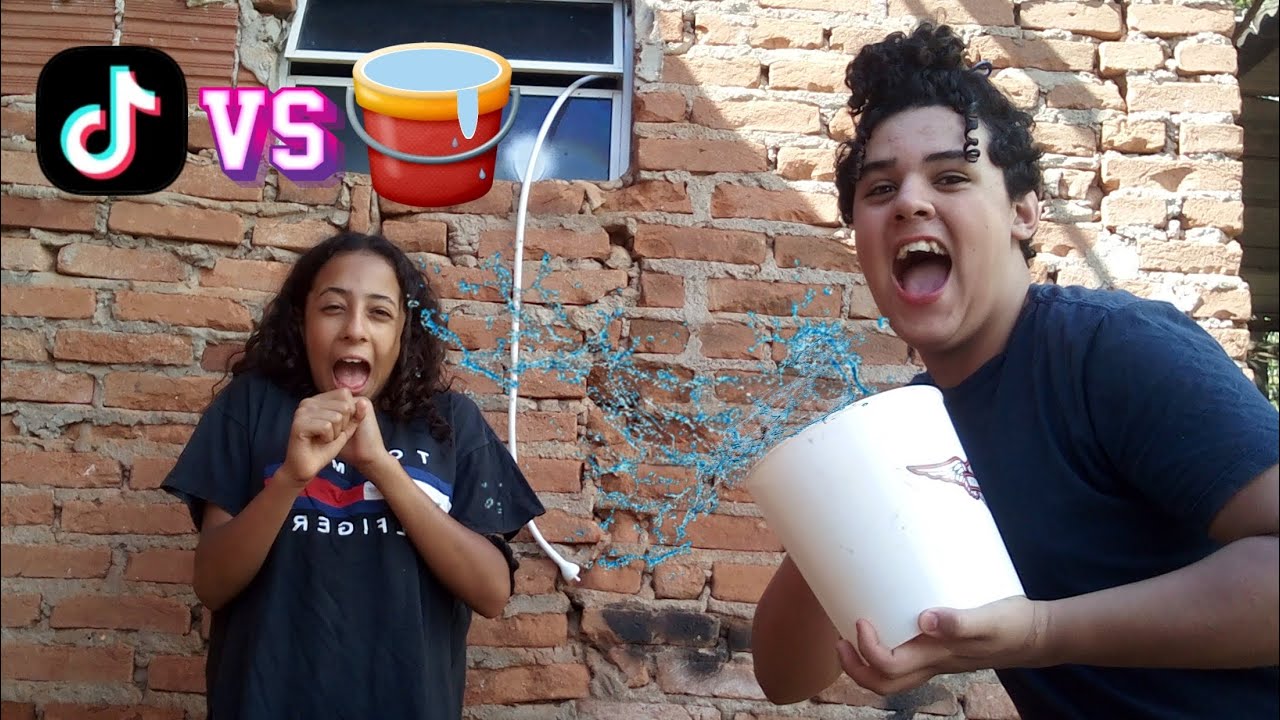 ACERTE O TIK TOK OU LEVE BALDADA DE ÁGUA!!! - YouTube
