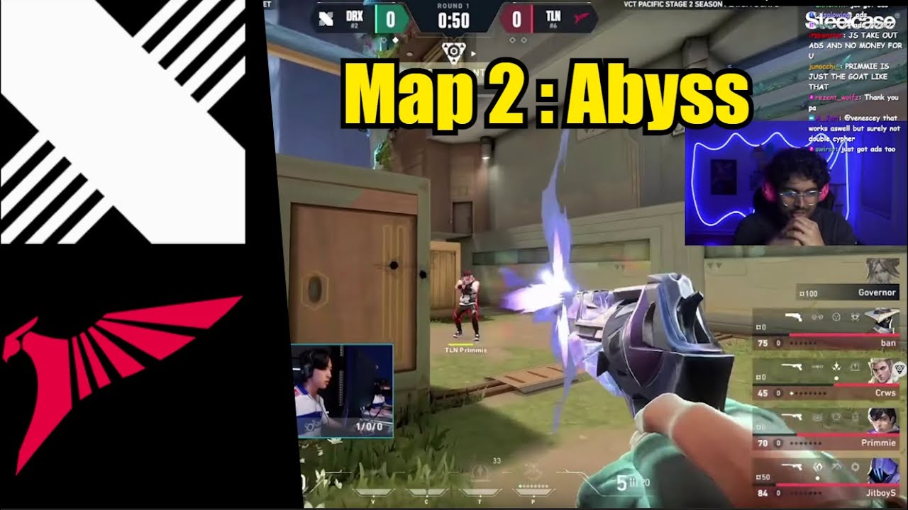 Curry reacts to DRX vs TLN | Map 2 | Playoffs: Upper semifinals | VCT ...