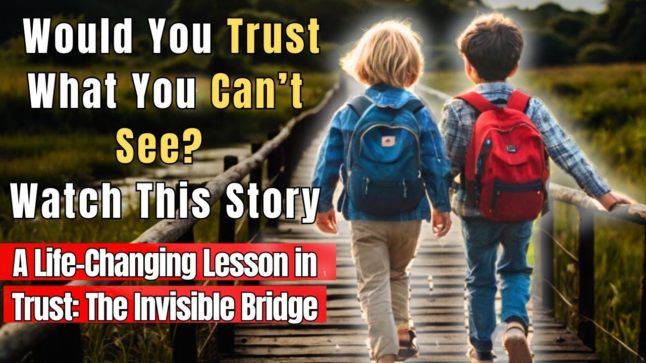 A Life-Changing Lesson in Trust |The Invisible Bridge|Would You Trust ...