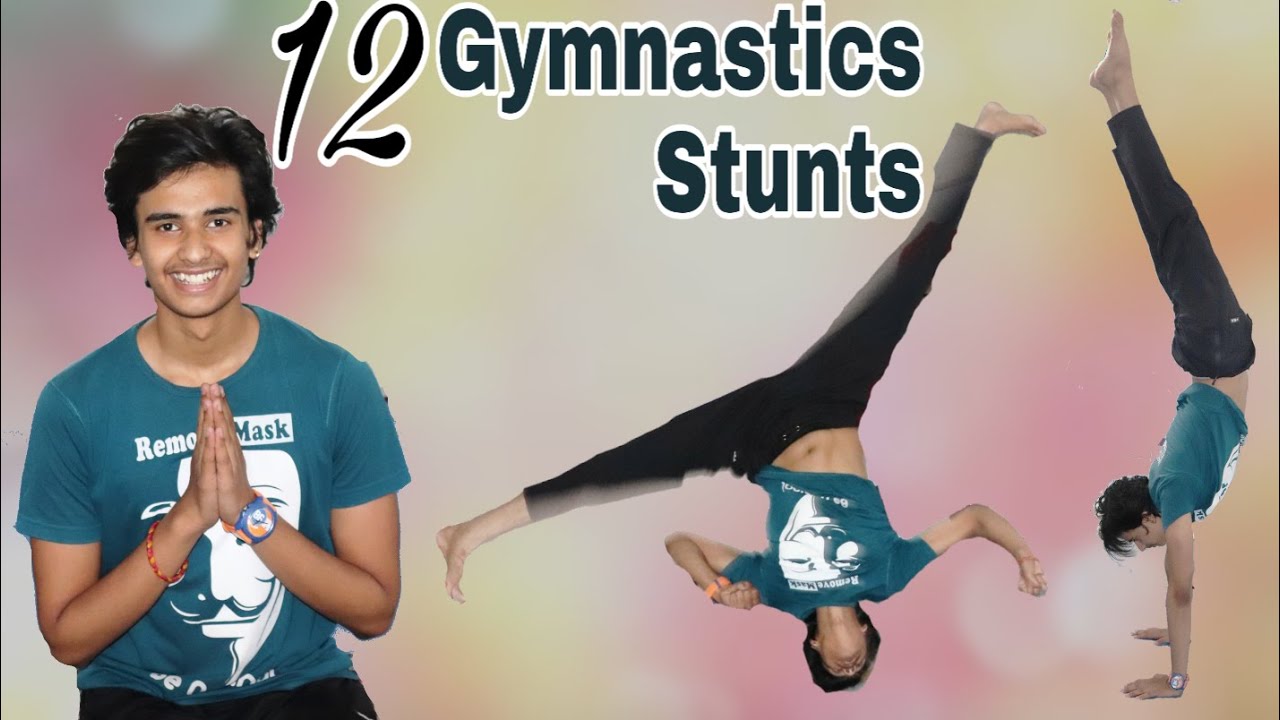 12 GYMNASTIC STUNTS WITH @PARTHOZYMA - YouTube