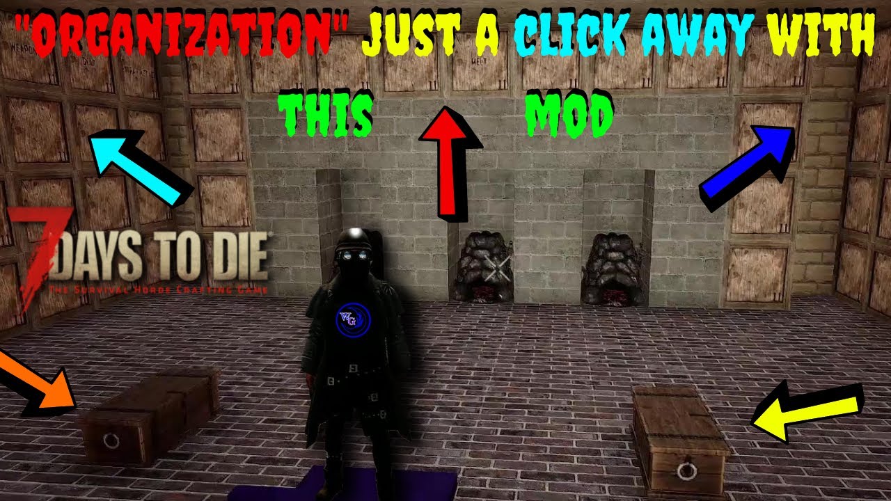 7 Days To Die QuickStack Mod Review - YouTube