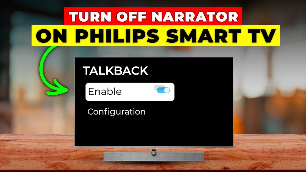How To Turn Off Narrator On Philips Smart TV (How To Disable Narrator ...