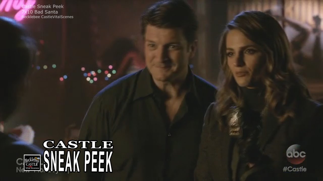 Castle 7x10 Sneak Peek # 1 "Bad Santa" (HQ/cc) Season 7 Episode 9 Sneak ...