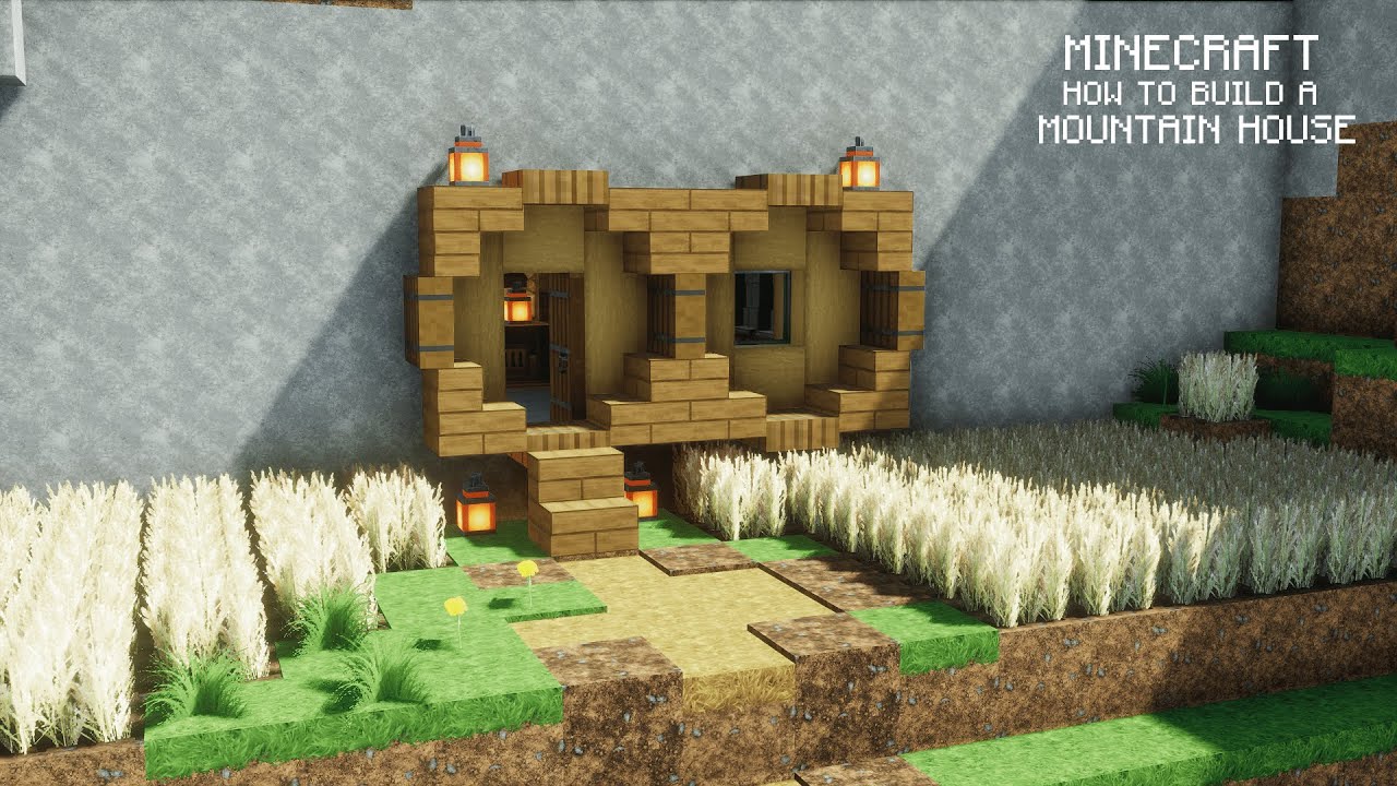 Minecraft: MOUNTAIN HOUSE TUTORIAL | How to Build in Minecraft - YouTube