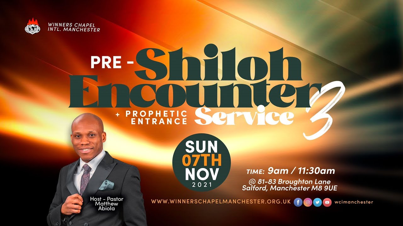 Pre-Shiloh Encounter | 2nd Service | Pst Matthew Abiola | 07.11.2021 ...
