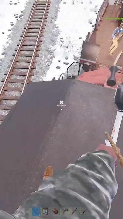 Crazy Head Shot On Moving Train Rust Rust Rustislove Rustconsole Rusttips Rustplayer