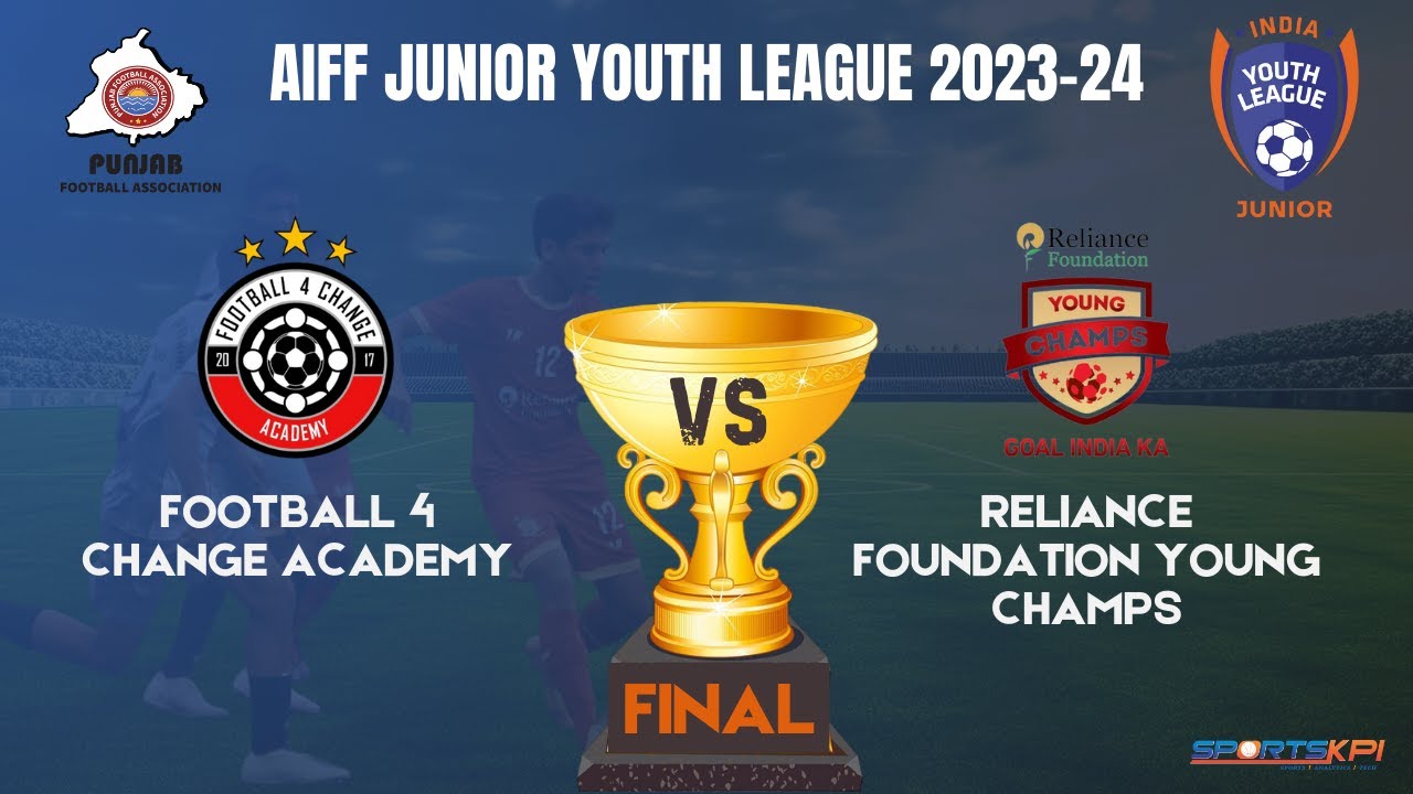 FOOTBALL 4 CHANGE ACADEMY VS RELIANCE FOUNDATION YOUNG CHAMPS | AIFF ...