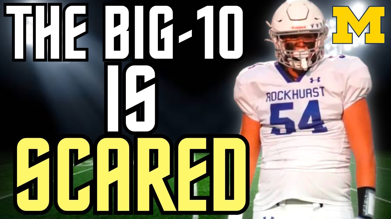 Andrew Sprague Is A MONSTER | 4⭐️ Michigan Wolverines Offensive Tackles ...