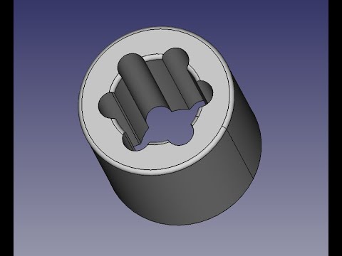 FreeCad 2D SVG - YouTube