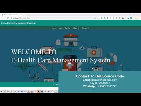 Health Care Management project in java using JSP and Servlet with source code and project report ...