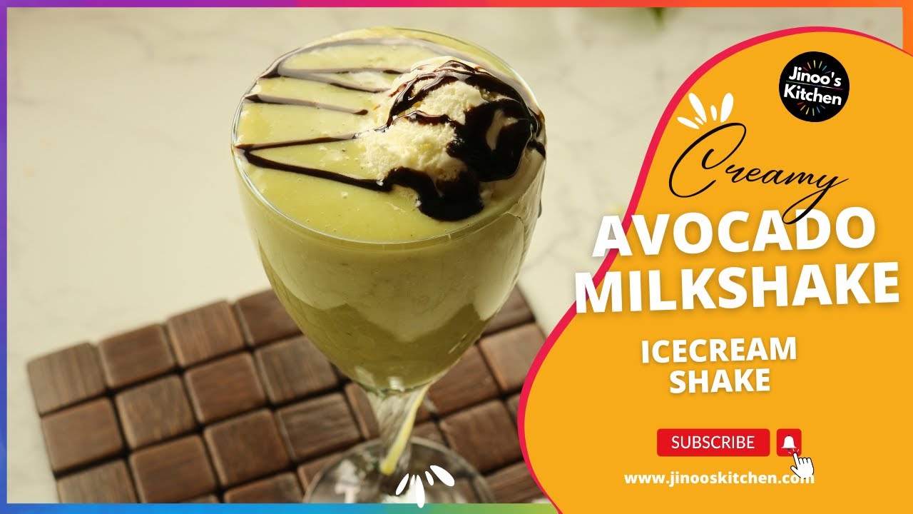 Delicious Avocado Milkshake Recipe with Banana, Figs, and Vanilla Ice Cream - Perfect Summer ...