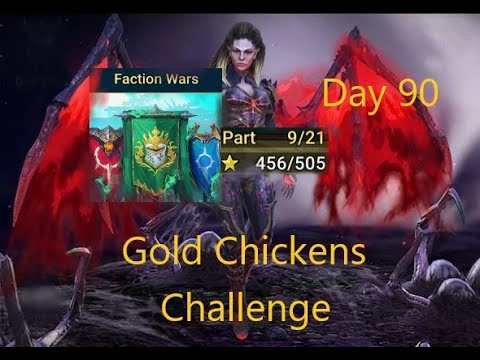 Day 90 summary - Gold Chickens Challenge Raid: Shadow Legends - YouTube