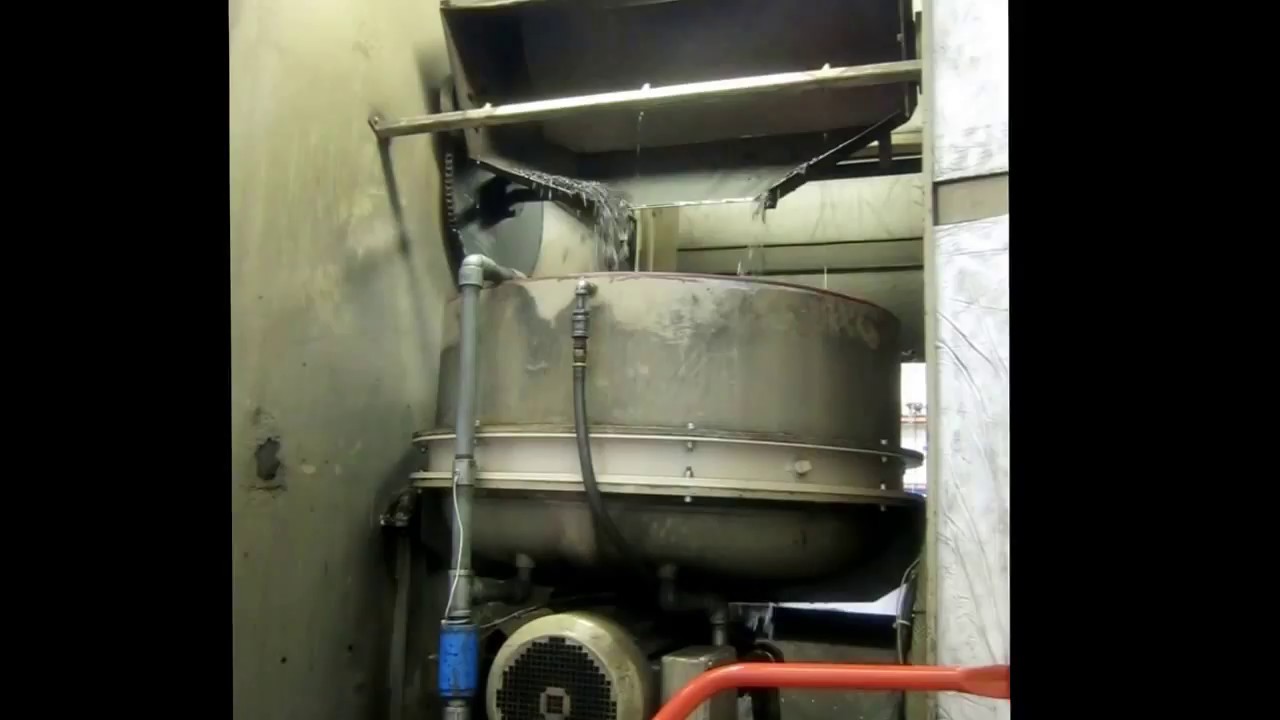 Roto Finish RotoMax RM-6A Centrifical finishing machine with loader ...