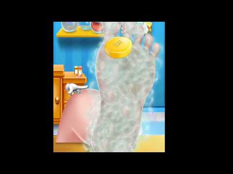 ASMR Wash feet, clean feet, feet clean with soap, clean deist of foot easily