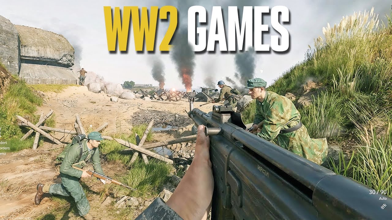17 Best WORLD WAR 2 Games You NEED to Play - YouTube
